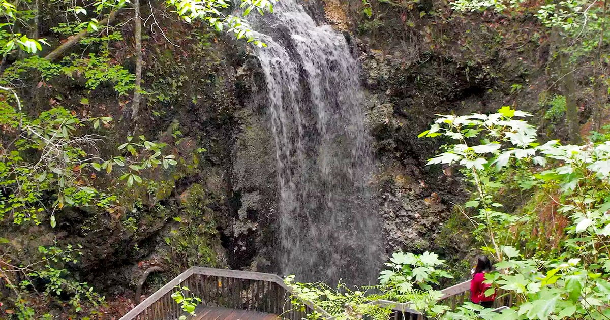 florida trail hidden waterfall ftr