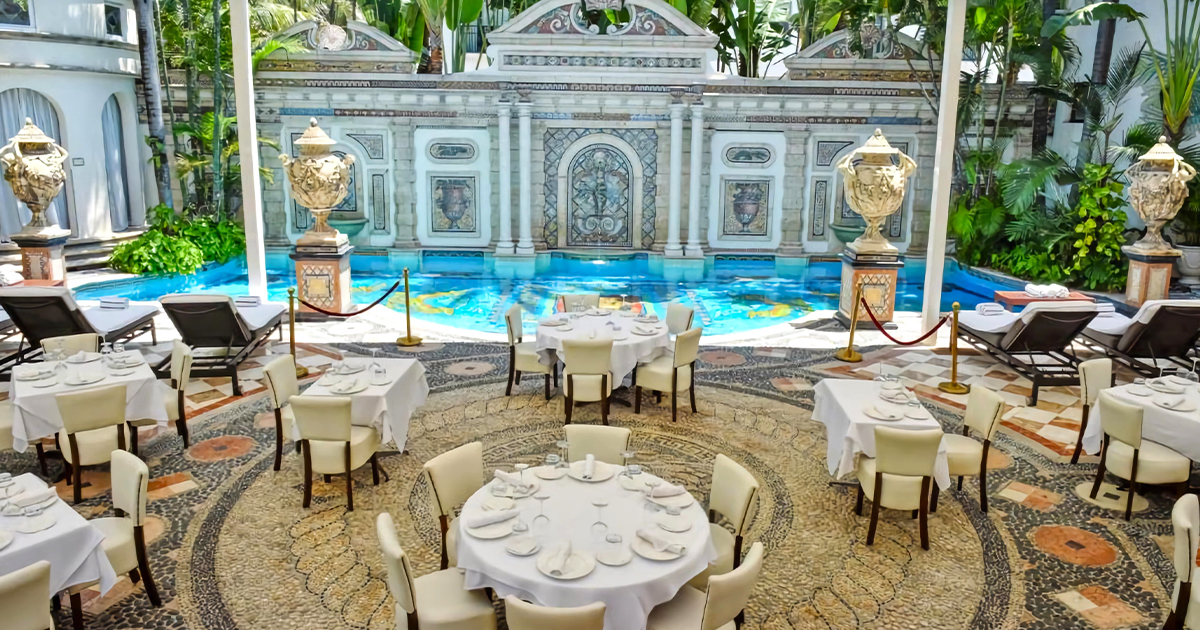 restaurant mosaic pool florida ftr