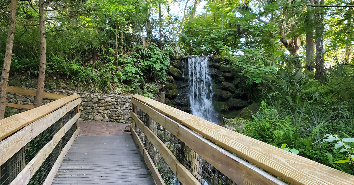 waterfall hikes florida ftr