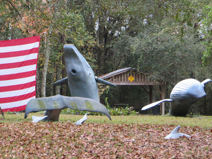 9/11 Whale Sculptures 1