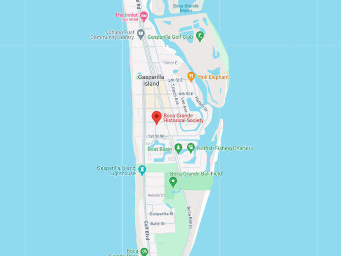 boca grande historical society and museum 10 map
