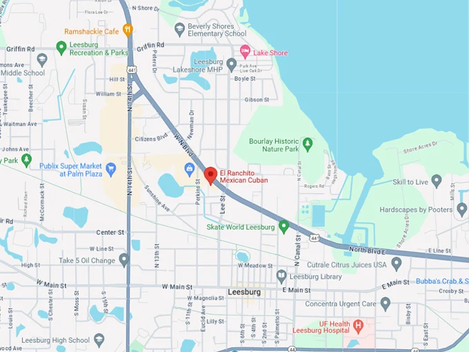 el ranchito mexican cuban restaurant 10 map