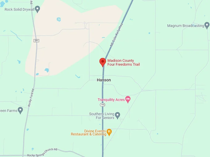 four freedoms trail 10 map