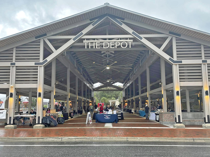 market at the depot 1