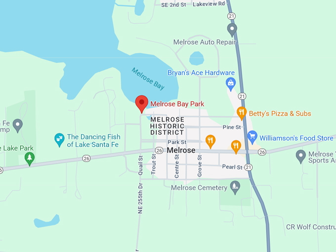 melrose bay park 9 map
