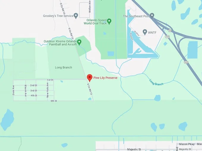 pine lily preserve 10 map