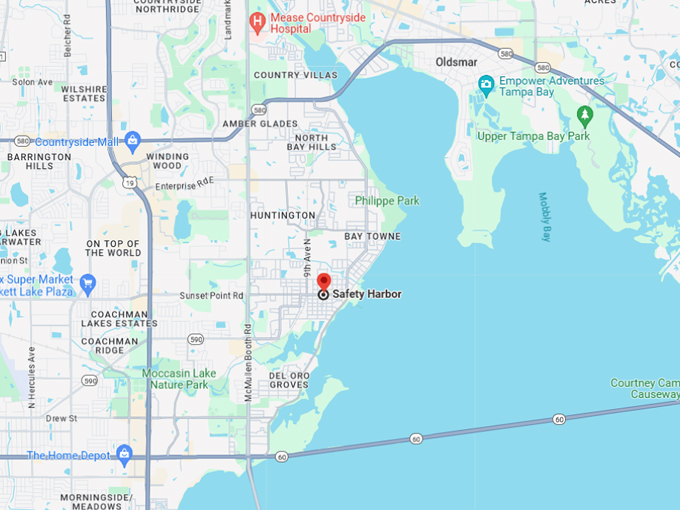 safety harbor 10 map