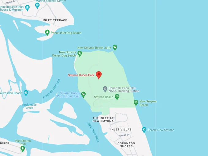 smyrna dunes park 10 map