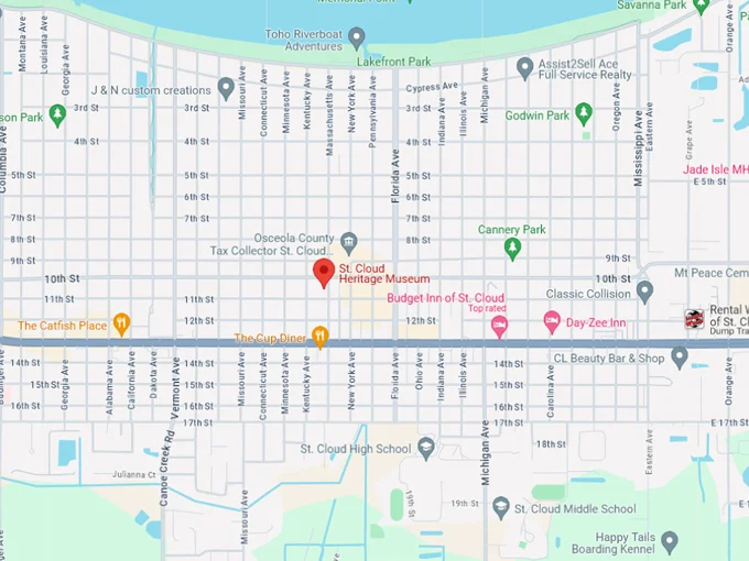 st. cloud heritage museum 10 map