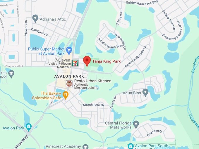 tanja king park 10 map