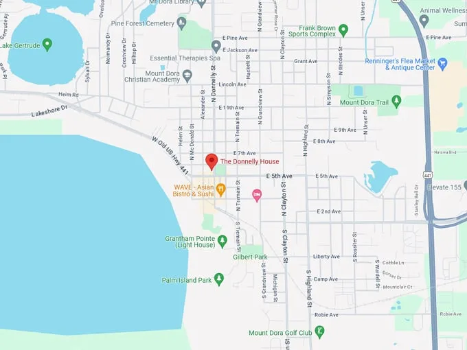 the donnelly house 10 map