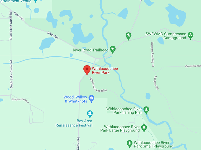 withlacoochee river park 10 map