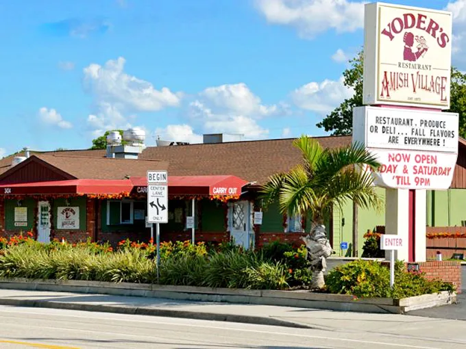 yoders restaurant amish village