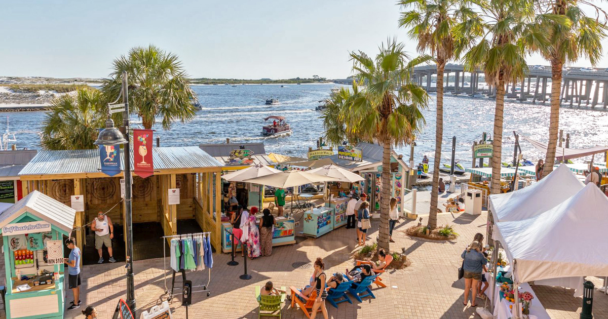waterfront boardwalk dining florida ftr