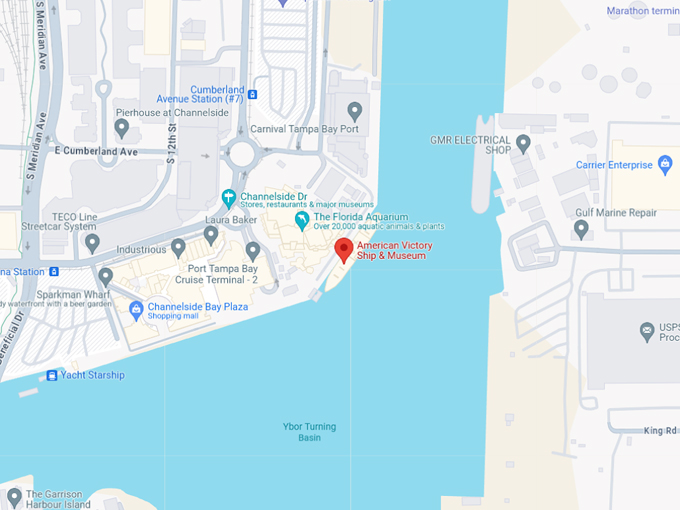 american victory ship museum 10 map
