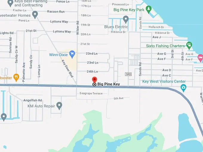 big pine key 10 map