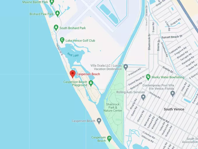 caspersen beach 10 map