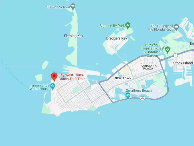 conch tour train 10 map