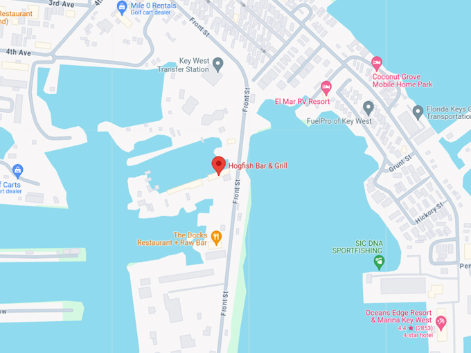 hogfish bar and grill 10 map