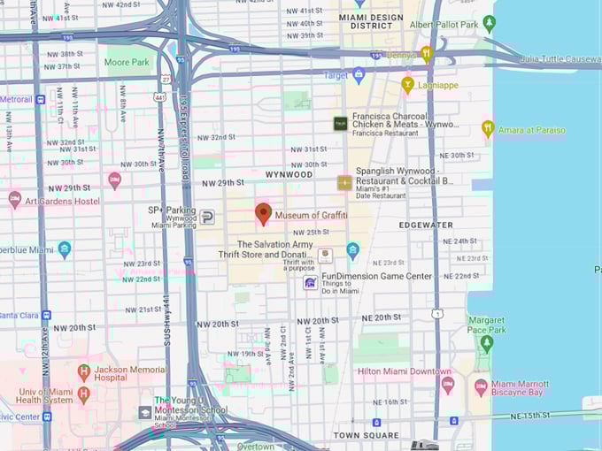 museum of graffiti 10 map