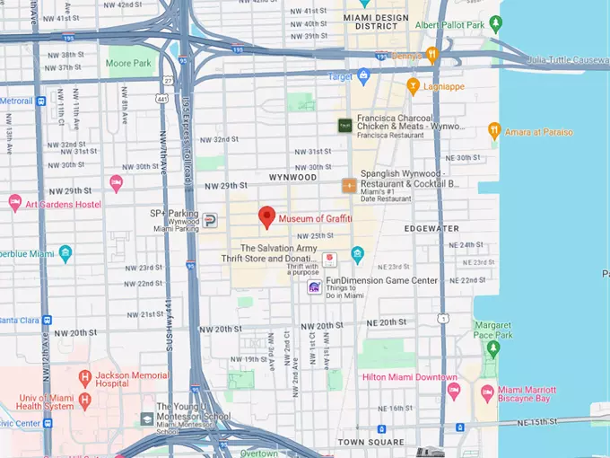 museum of graffiti 10 map