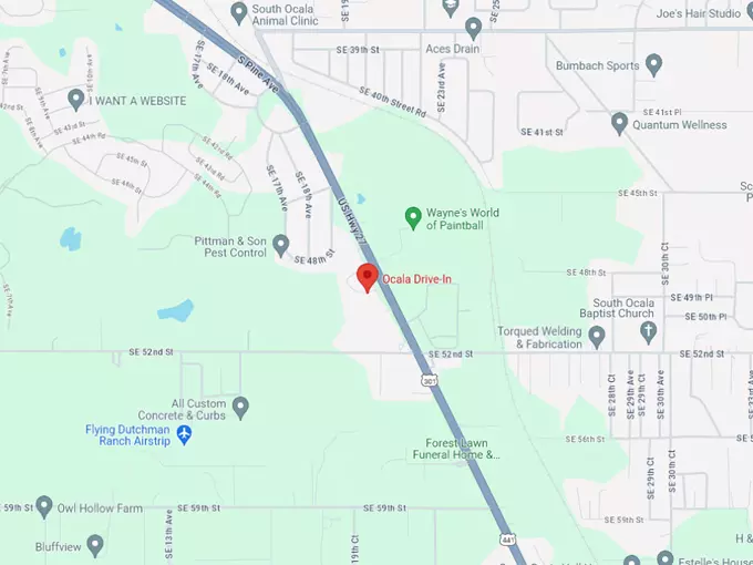 Ocala Drive-In 10 map