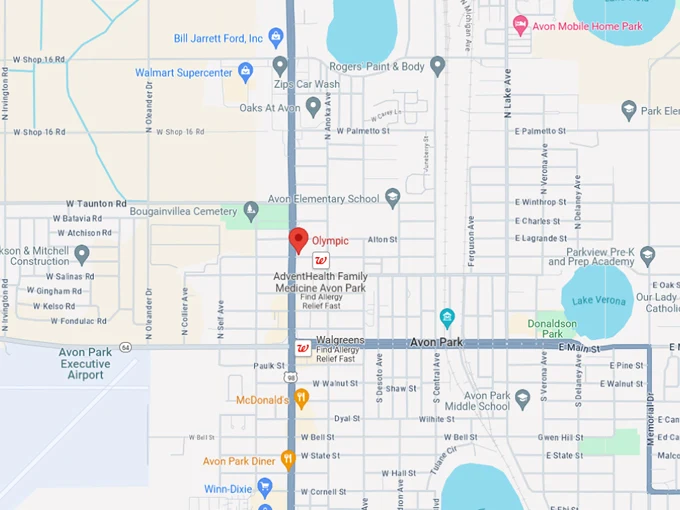 olympic restaurant 10 map