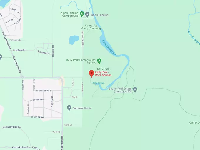 rock springs 10 map