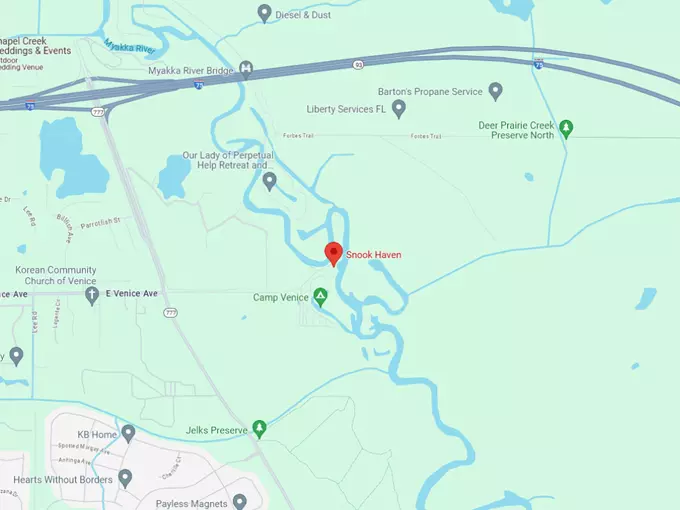 Snook Haven 10 map