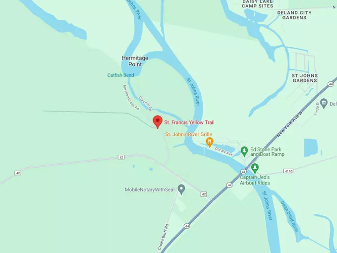 st. francis trail 10 map