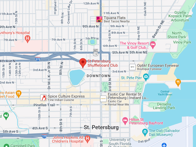 st. petersburg shuffleboard club 10 map