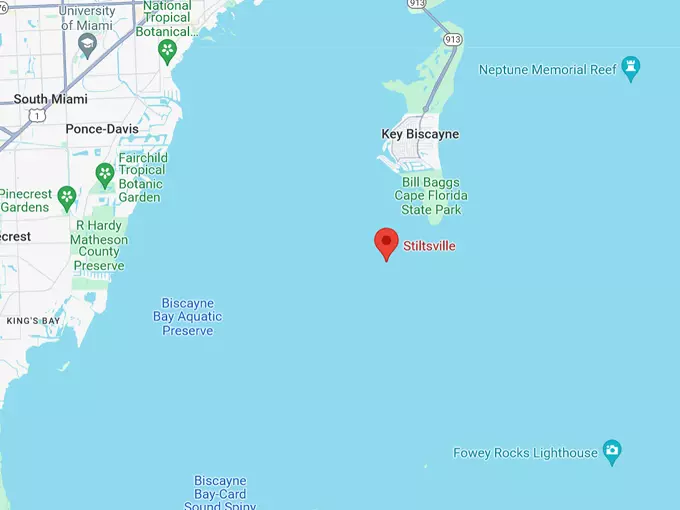stiltsville 10 map