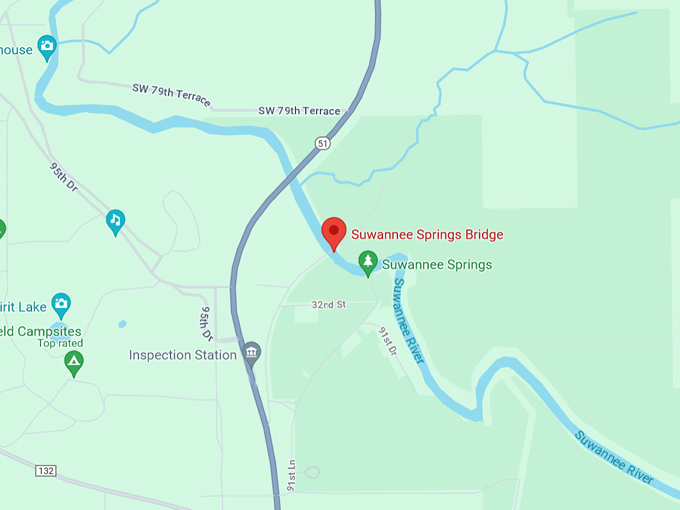 suwannee springs bridge 10 map