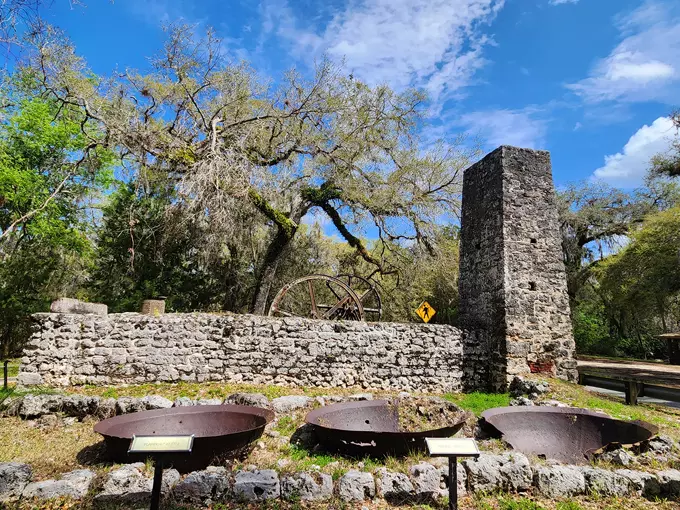 yulee sugar mill ruins historic state park 1