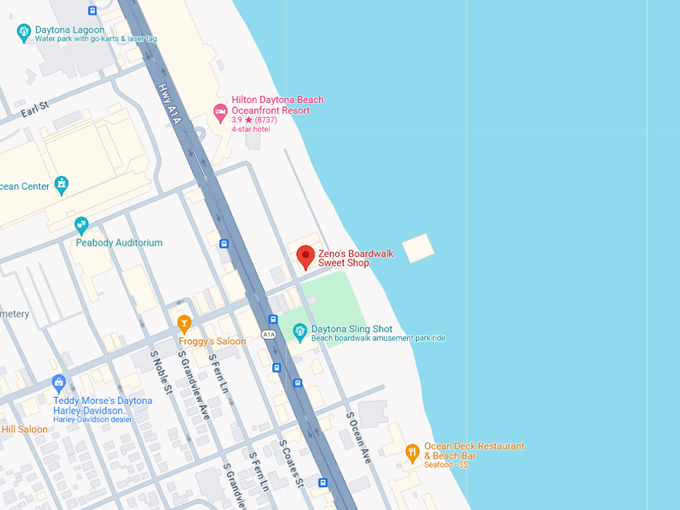 Zeno's Boardwalk Sweet Shop 10 map