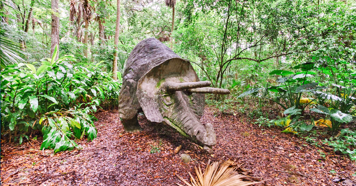 dinosaur statue garden florida ftr