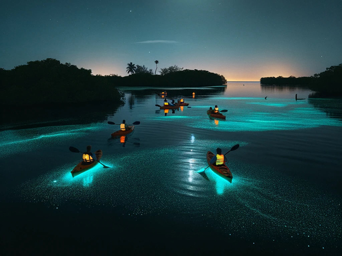 bioluminescence kayaking in cocoa beach 4