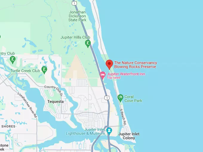 Blowing Rocks Preserve 10 Map