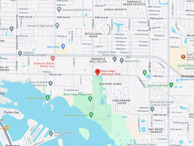 boca ciega millennium park 10 map