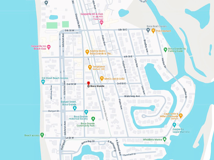 boca grande 10 map