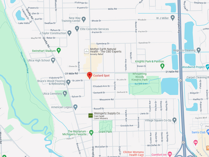 Custard Spot 10 map