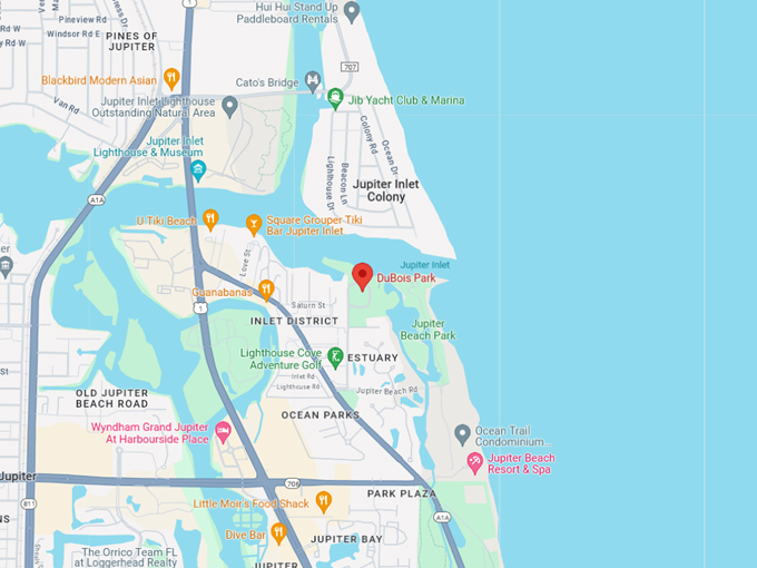DuBois Park 10 map