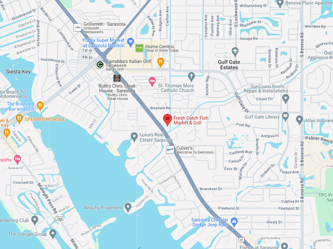 Fresh Catch Fish Market & Grill 10 map