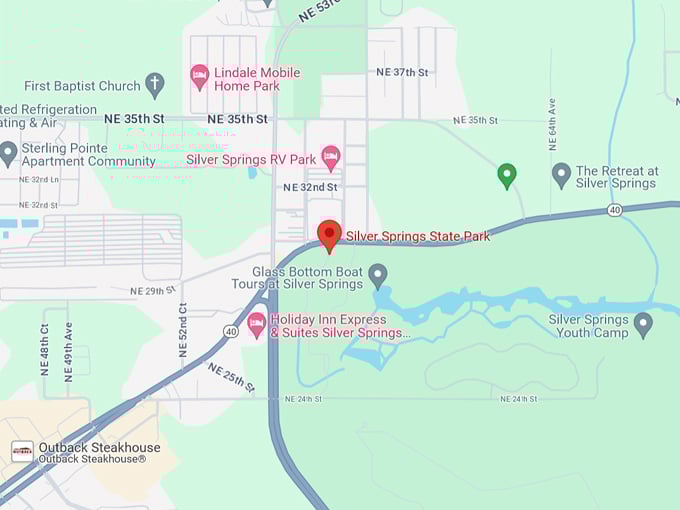 silver springs state park 10 map