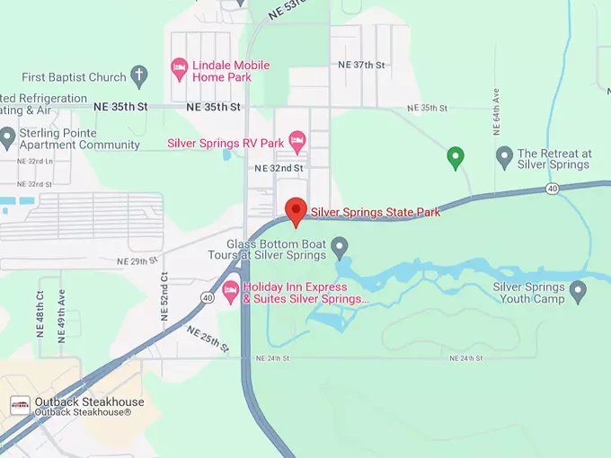 silver springs state park 10 map
