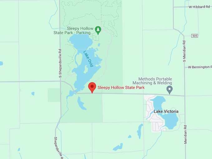 Sleepy Hollow State Park 10 Map
