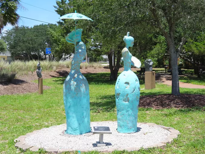 st. augustine beach sculpture garden 7