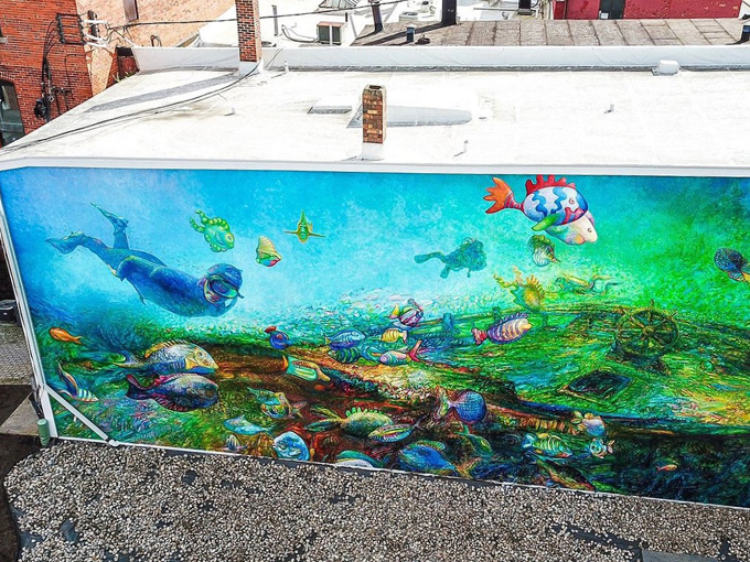 3D Fish Mural 6