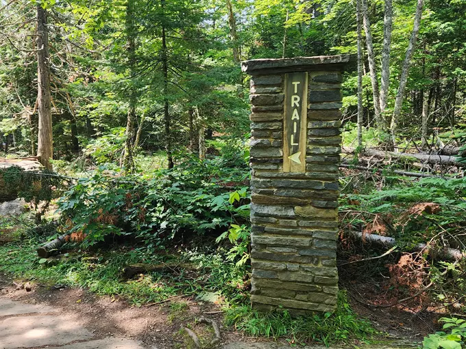 Canyon Gorge Trail at Canyon Falls Roadside Park 2