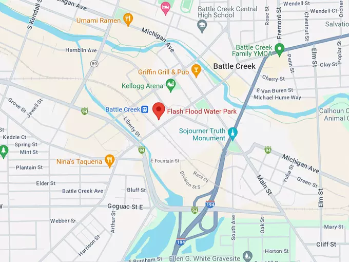 Flash Flood Water Park 10 Map
